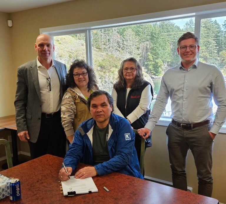 KOTUG Canada and Sc’ianew First Nation sign Mutual Benefits Agreement ...